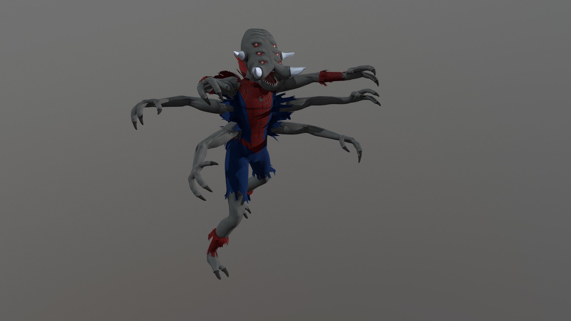 Man-spider - 3D model by spidermaniac1 [2b362d9] - Sketchfab