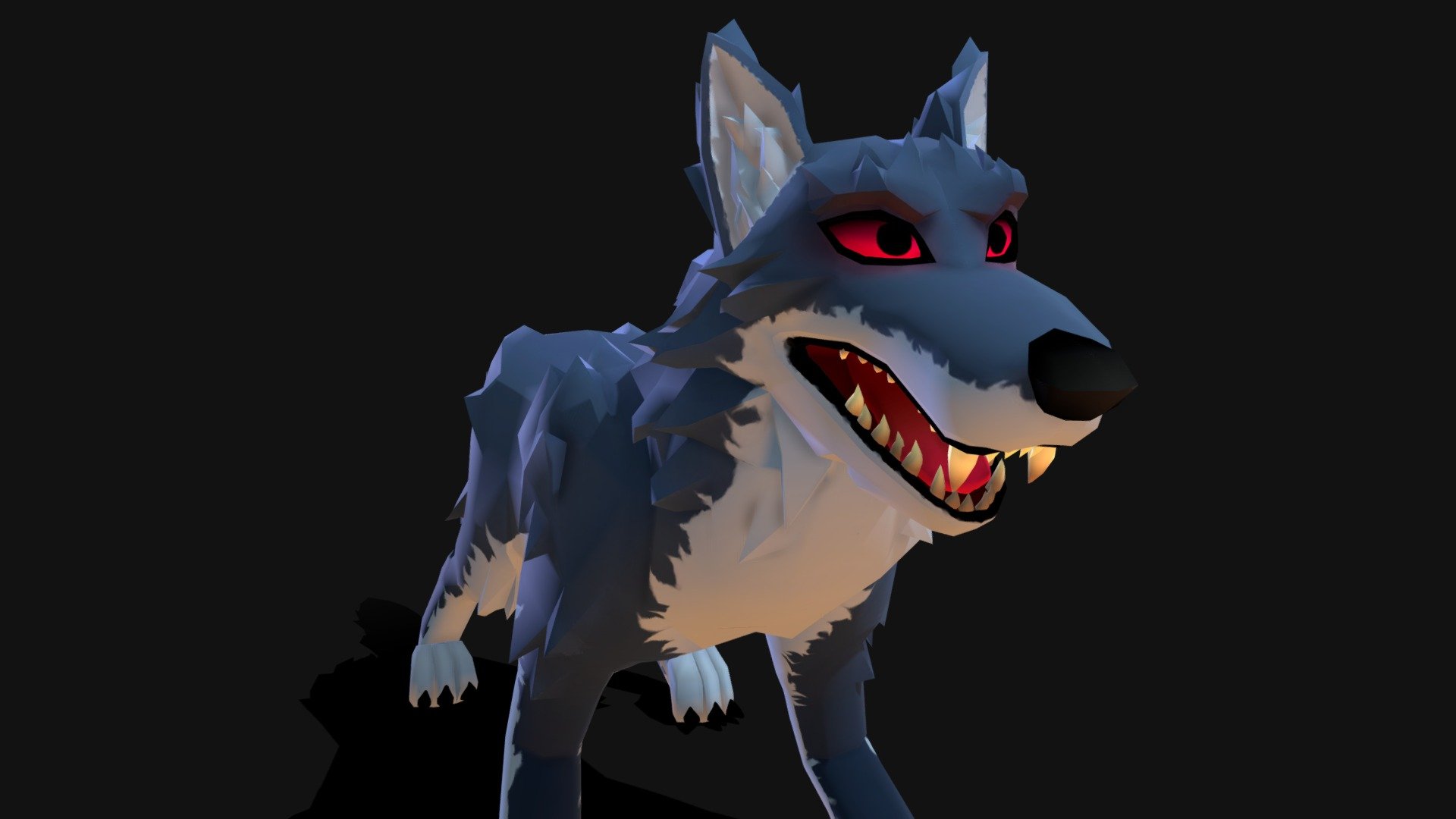 Stylized Wolf - Download Free 3D model by ESO (@ESOOOO) [2b369ca ...