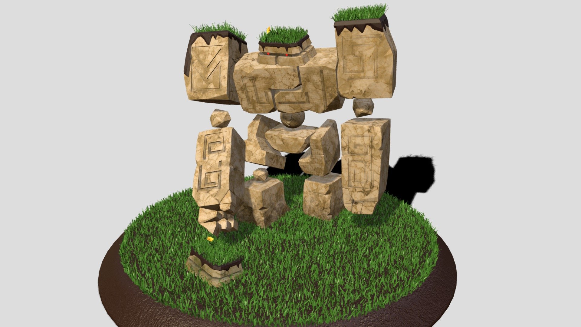 Maple Story Golem -Remastered- - 3D model by Lenners [2b385e6] - Sketchfab