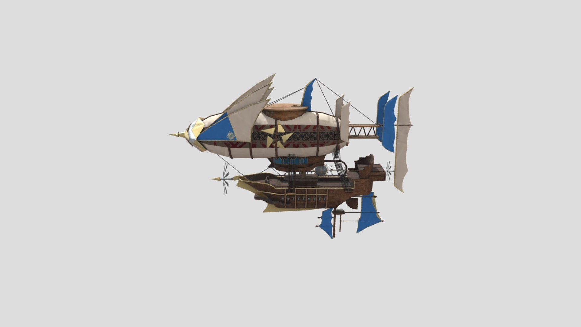 Flying Ship - 3D model by Cratage [2b3b284] - Sketchfab