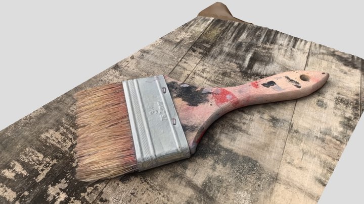 Paint-brush 3D models - Sketchfab