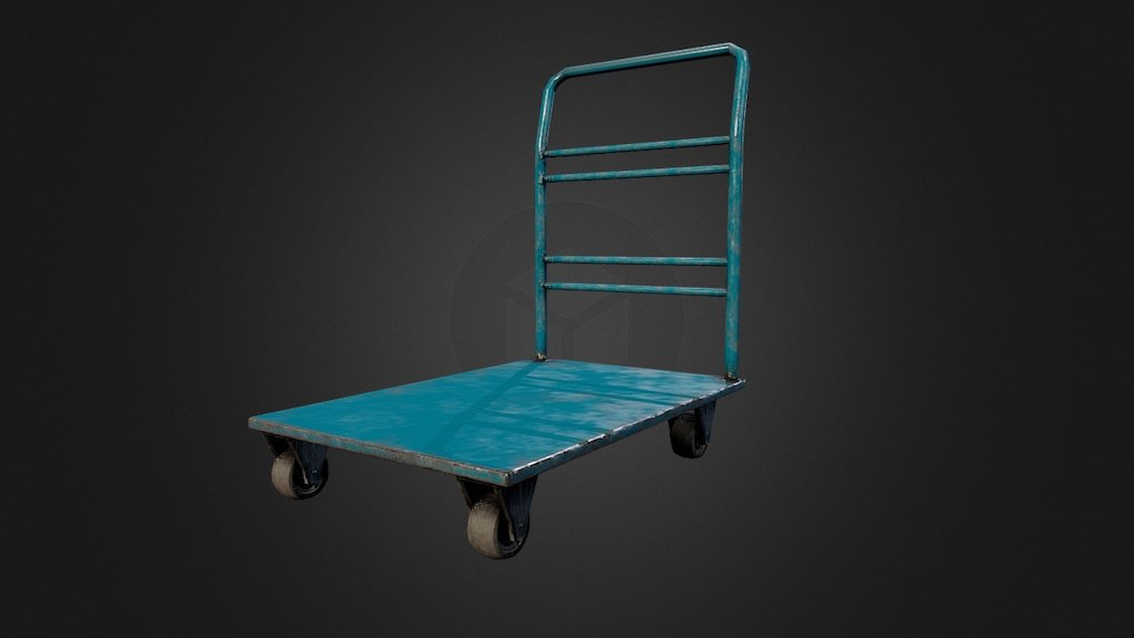 Trolley - Download Free 3D model by Daniyal Malik (@daniyalmalik ...
