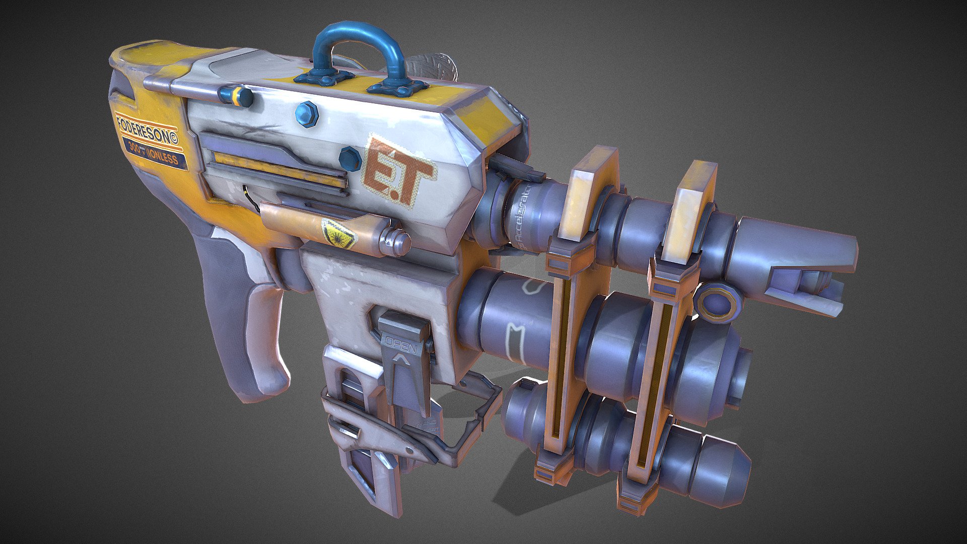 Stylized Space Mining Laser | Student Project - 3D model by Quebic ...