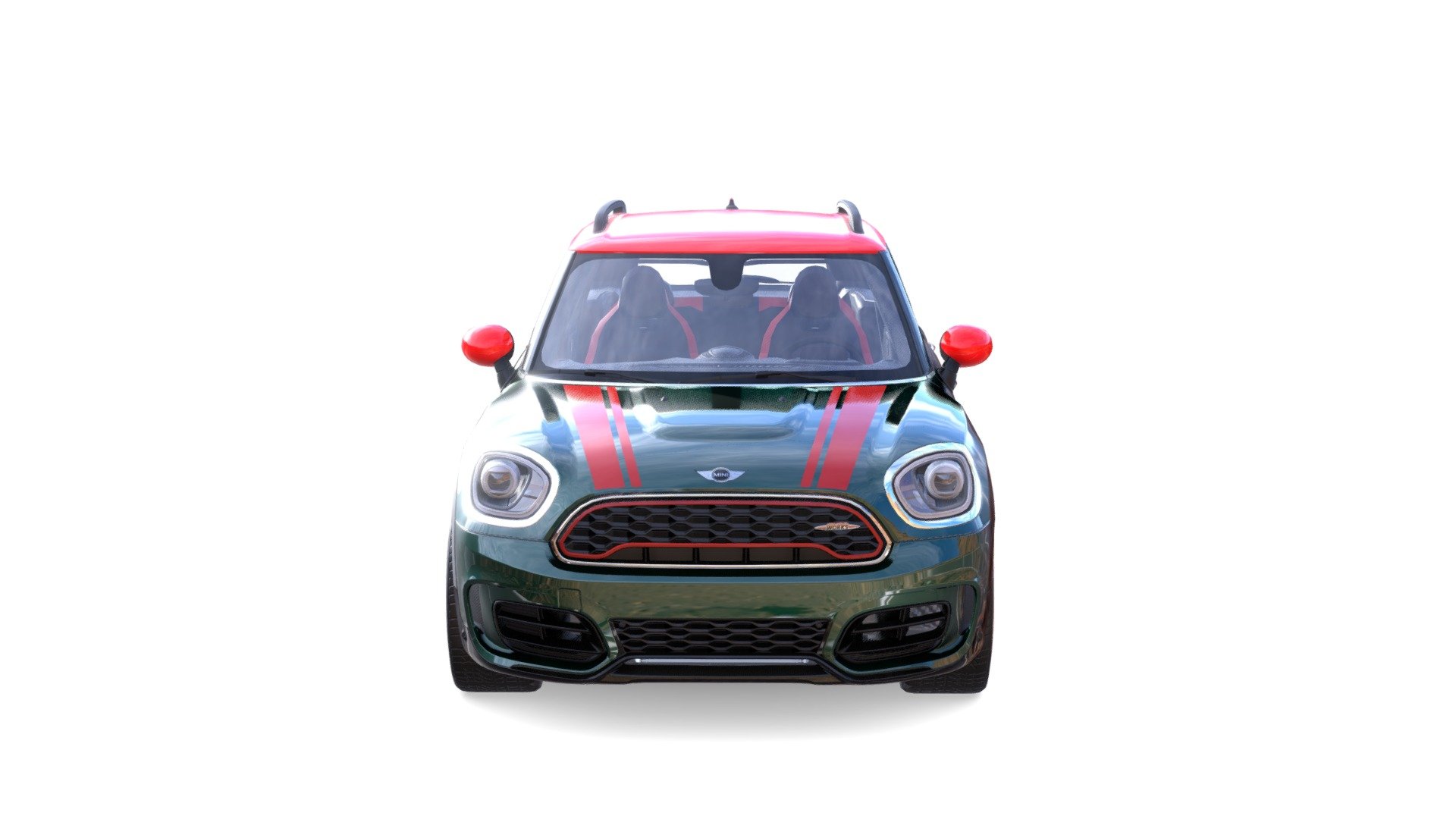 2017 MINI Countryman John Cooper Works - Download Free 3D model by ...