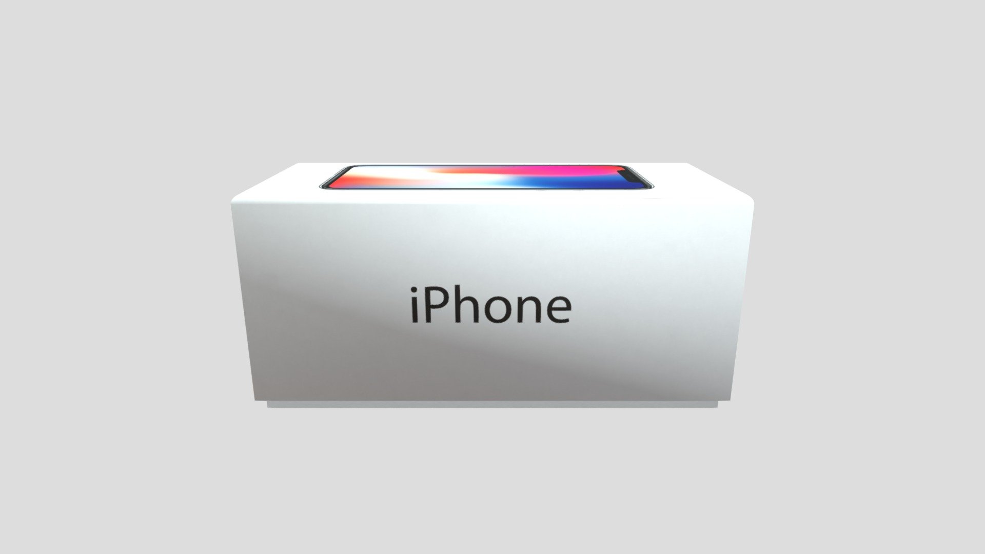 iPhone Box - 3D model by richardedavies [2b3f8f4] - Sketchfab