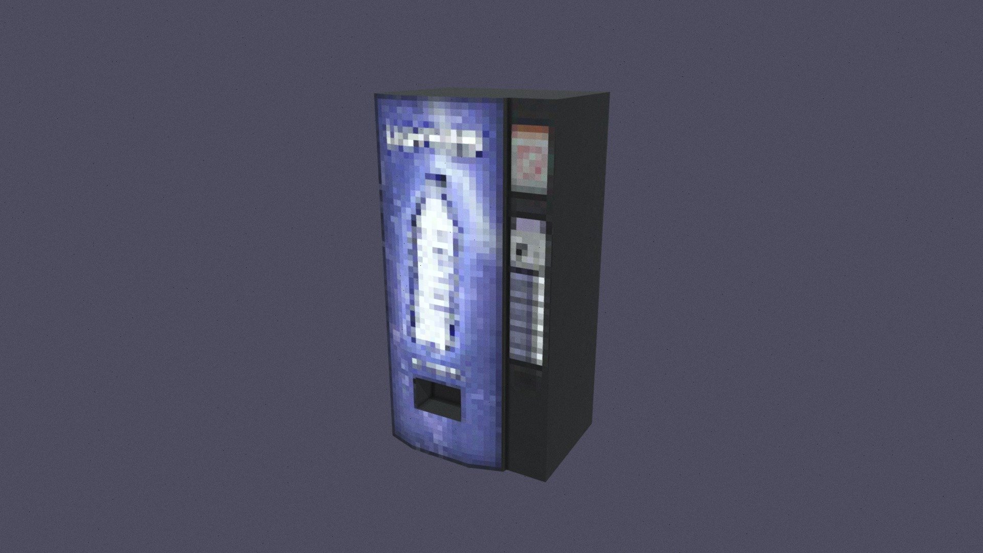 Low Resolution Vending Machine - 3D model by Zarek Fry (@MidiSoda) [2b4113a] - Sketchfab