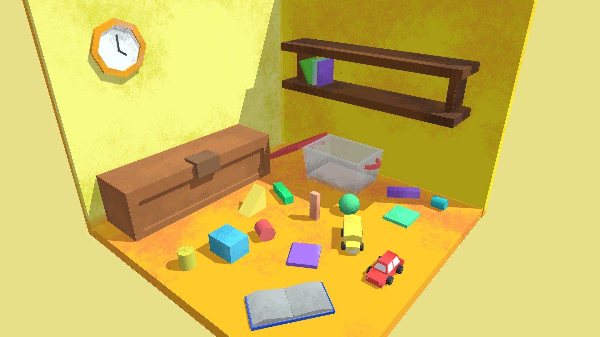 Messy game room [Russell's Habit] - 3D model by minerva_99 [2b4399d ...