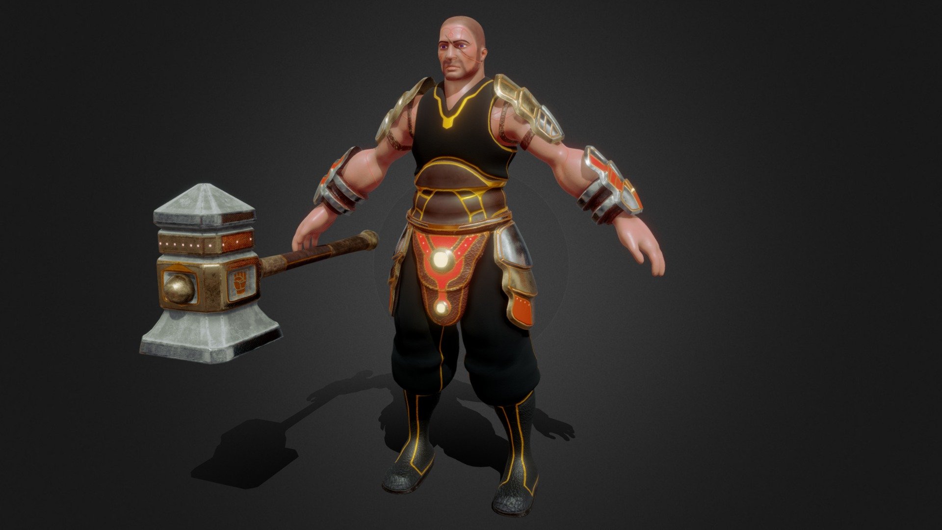 Doomhummer A- Pose - Download Free 3D model by Monhoo [2b44e54] - Sketchfab