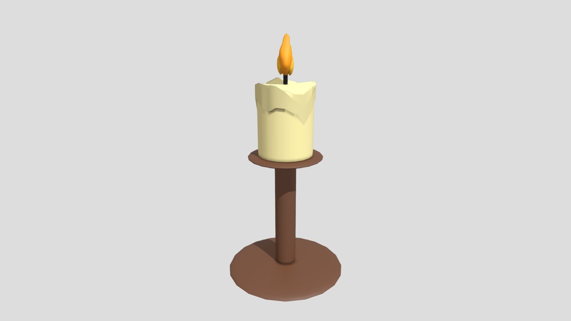 Candle - 3D model by WilliamDodds [2b46c23] - Sketchfab