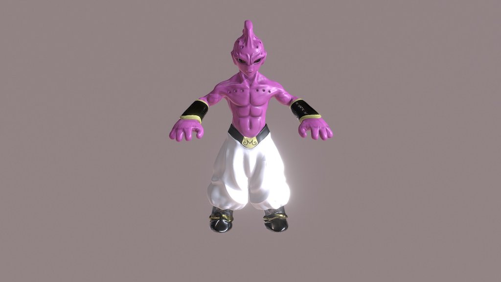 Kid Buu - 3D model by Thiago Rafael Albertini (@Albertini) [2b47d6a ...