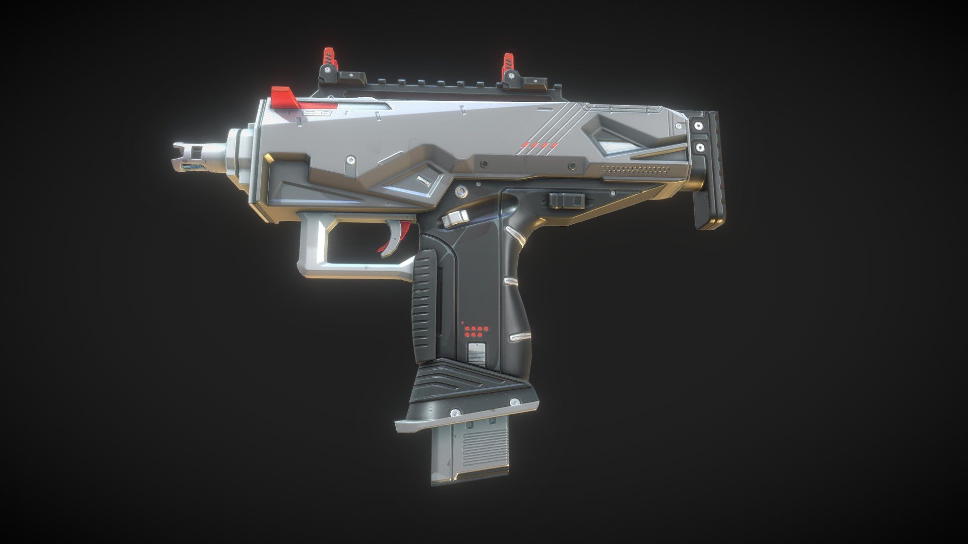 Micro SMG - Buy Royalty Free 3D model by Luke Huie (@luke.huie ...