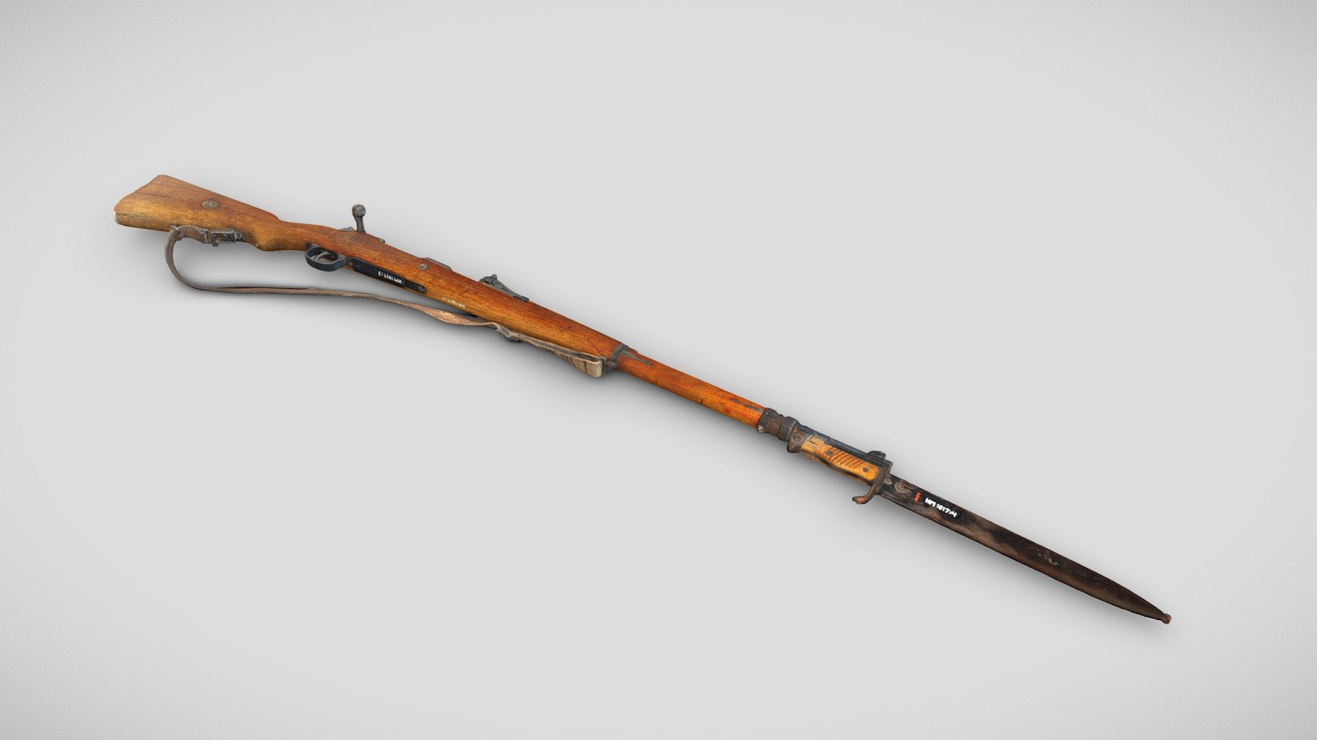 Mauser-kivääri m/1898, Mauser rifle - 3D model by Vapriikki [2b4d6b3 ...