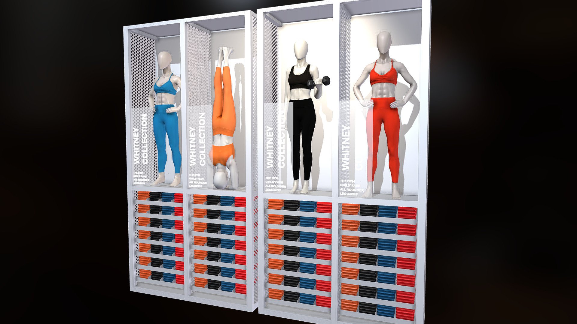 Sport Visual Merchandising - mannequin display - Download Free 3D model ...