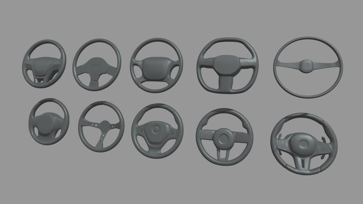 Steeringwheel 3D models - Sketchfab