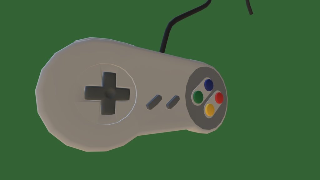 SNES Controller - Download Free 3D model by Jayden Doultree (@JDdaMC ...
