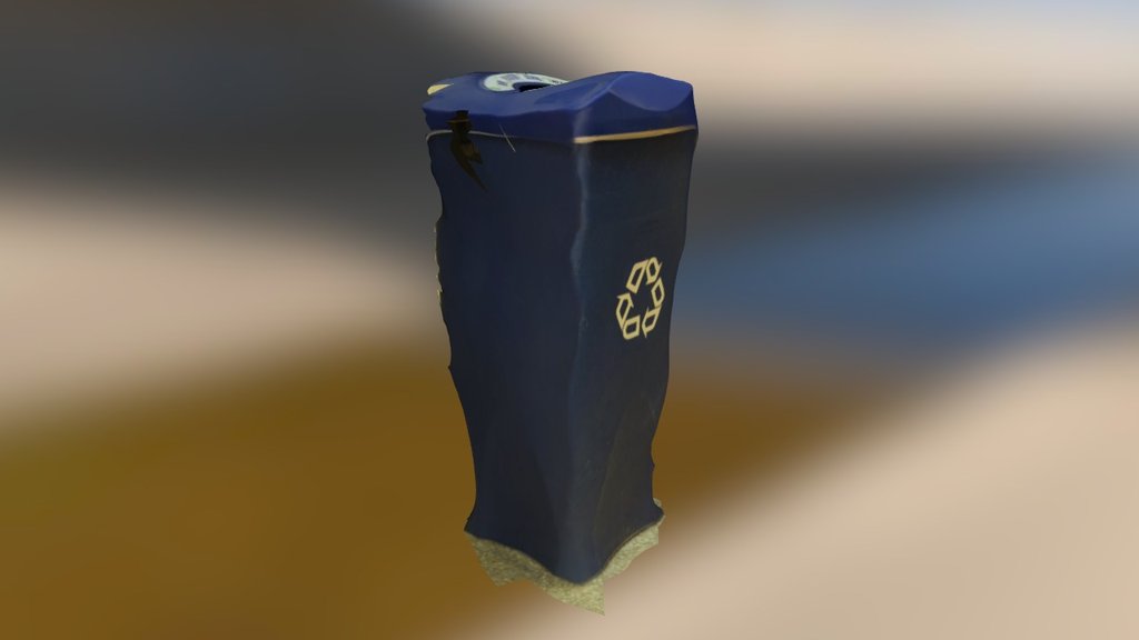 Beat Up Recycling Bin - 3D model by Tiffany Yeh (@tcyeh) [2b534bc ...