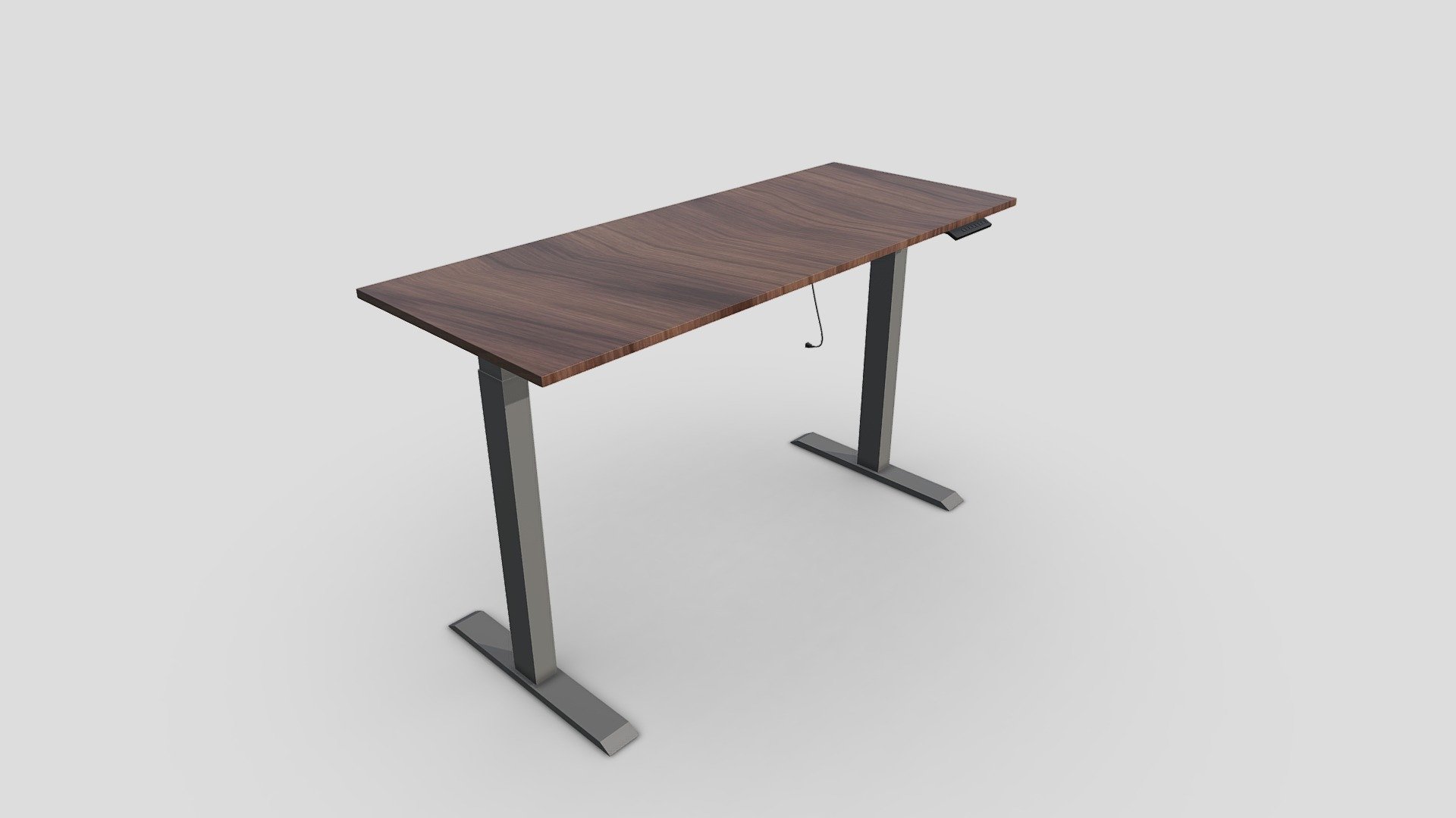 Standing Desk - Cherry Wood - 3D model by Elemento Arts (@elementoarts ...