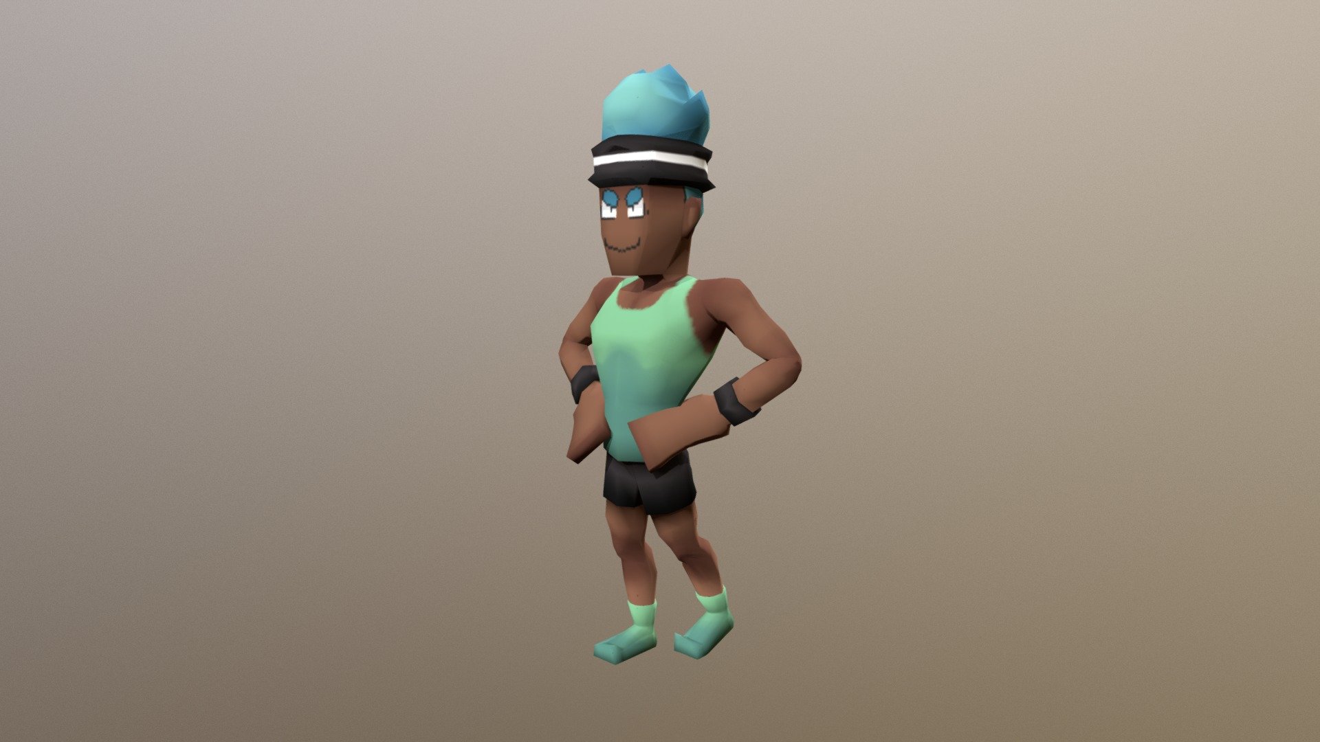 Sporty Guy - 3D model by CWcomptech (@tking) [2b55eaa] - Sketchfab
