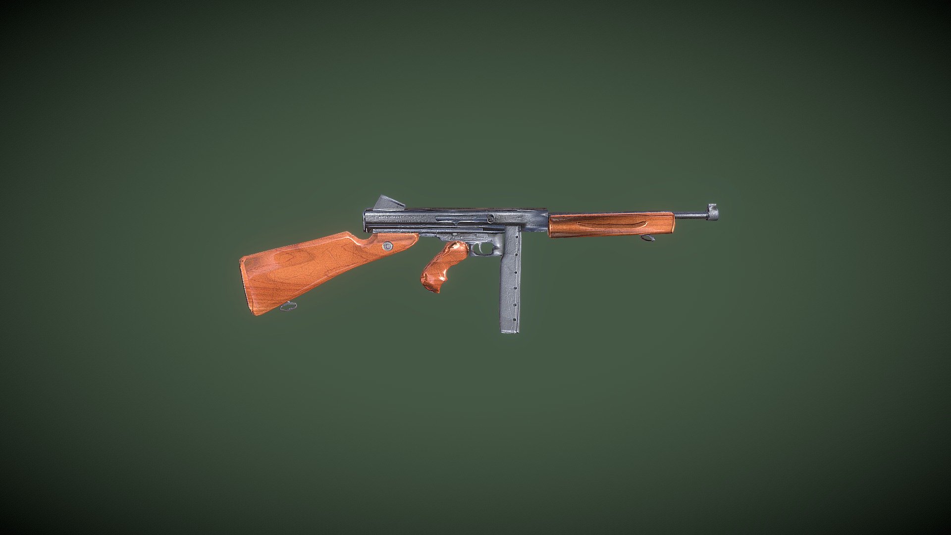 Thompson M1A1 - 3D model by egamearts [2b56695] - Sketchfab