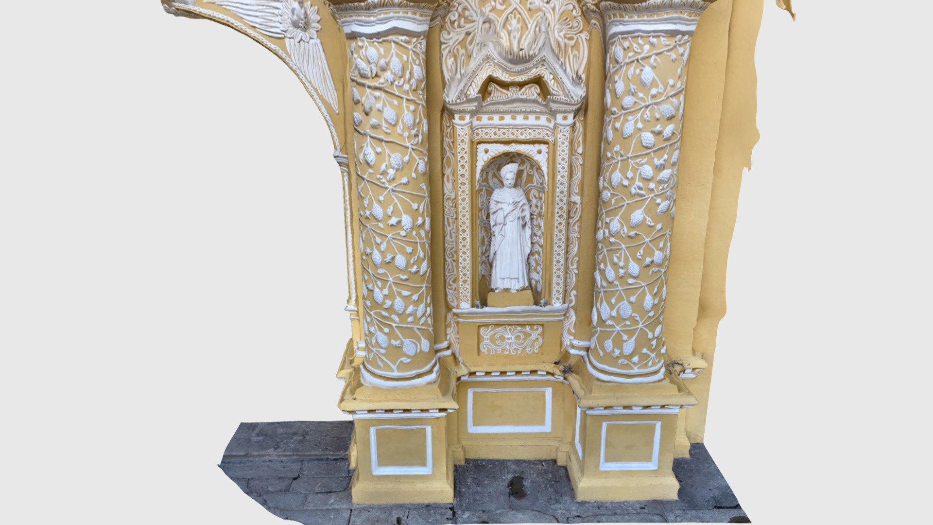 La Merced, Antigua, Guatemala - Download Free 3D model by ItzaArch ...