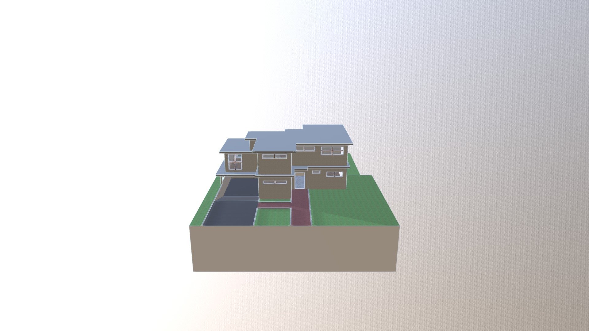 Strak Huis - 3D model by rasha [2b57345] - Sketchfab