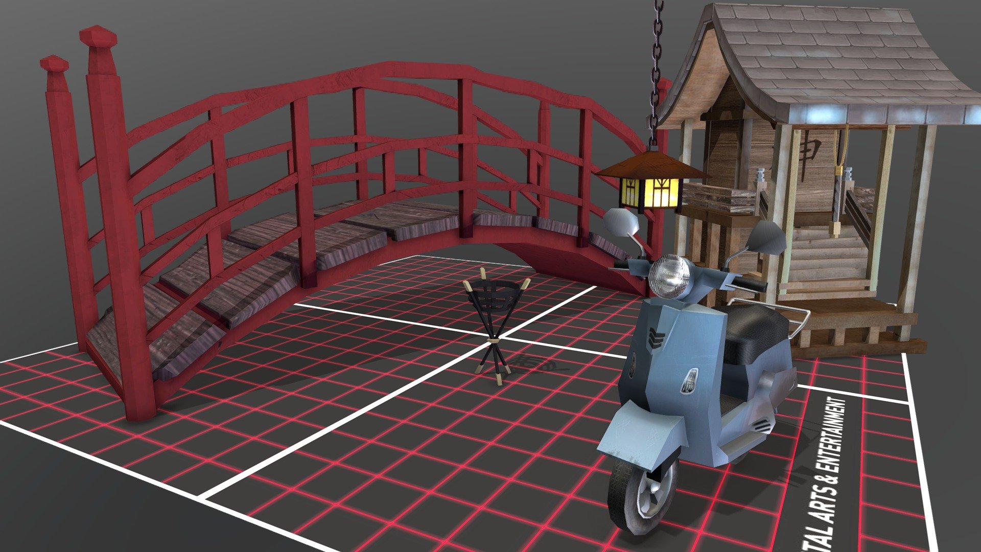 DAE 5 Finished props - Grandma's House - 3D model by Yolanda Lei ...