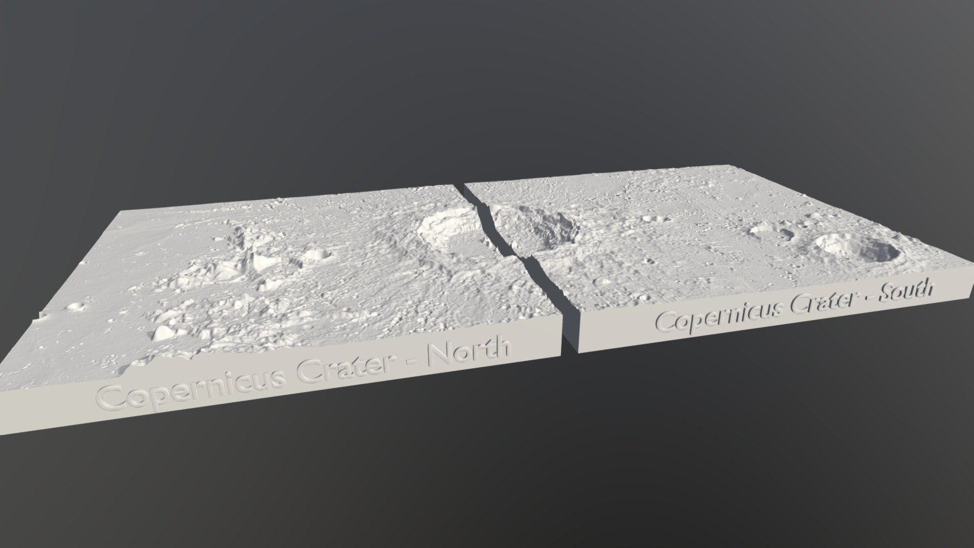 Copernicus Crater - North & South - 3D model by smartmAPPS [2b581a1 ...