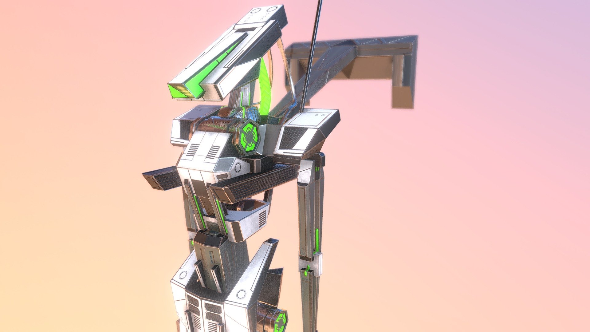 Sleeping Robot - 3D model by Sam.Murphy1 [2b597bf] - Sketchfab