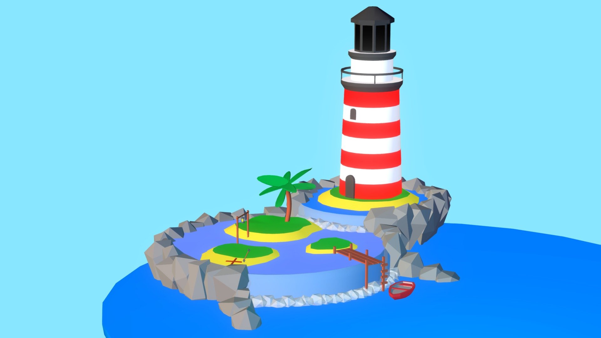 Islands - Download Free 3D model by Harry Wren (@HarryWren345) [2b59a3b ...