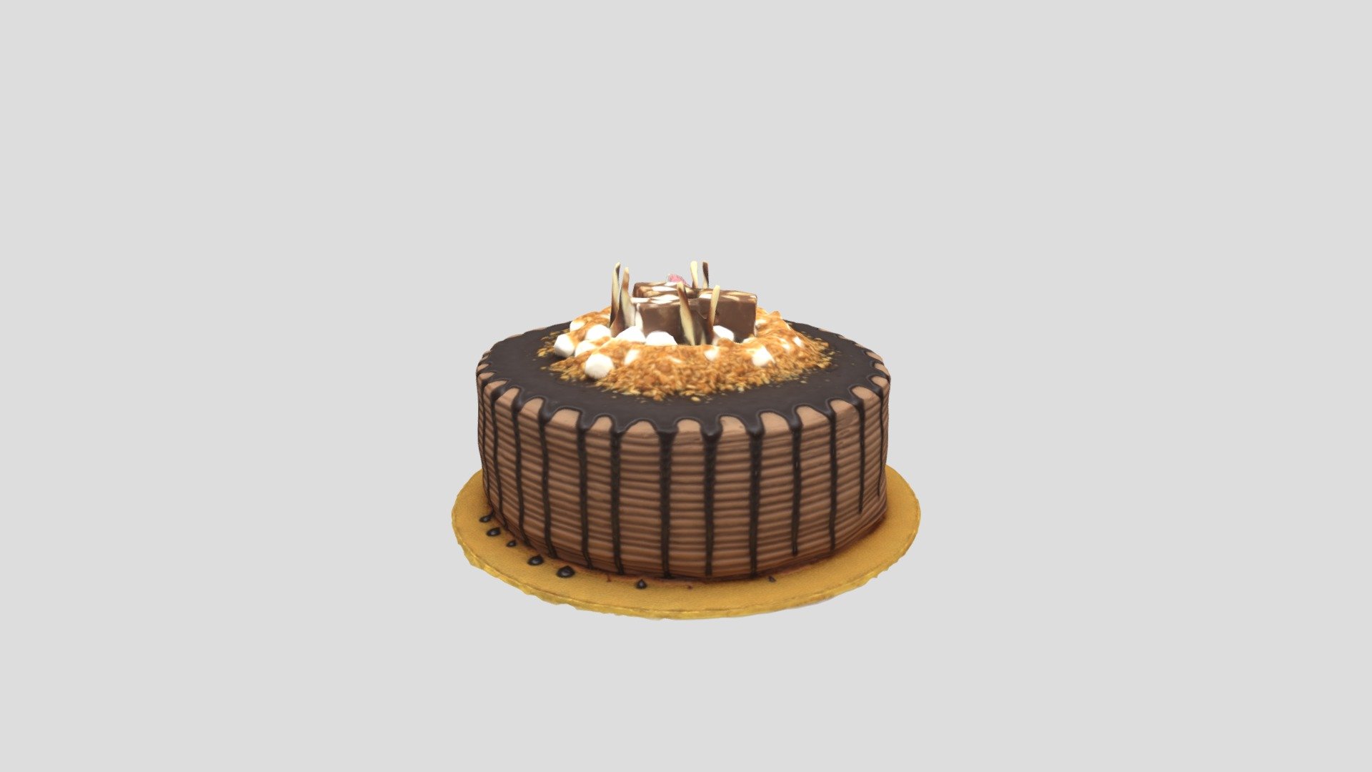 Chocolate Cake - Download Free 3D model by Vaar Studios (@VaarStudios ...
