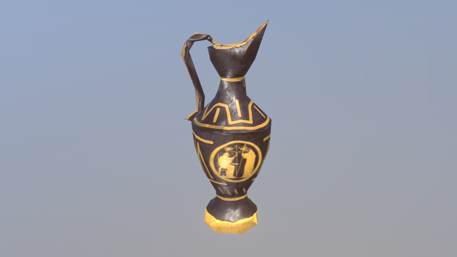 Greek Pottery 2 - Pitcher - Download Free 3D model by Lazanja [2b5a3fa ...