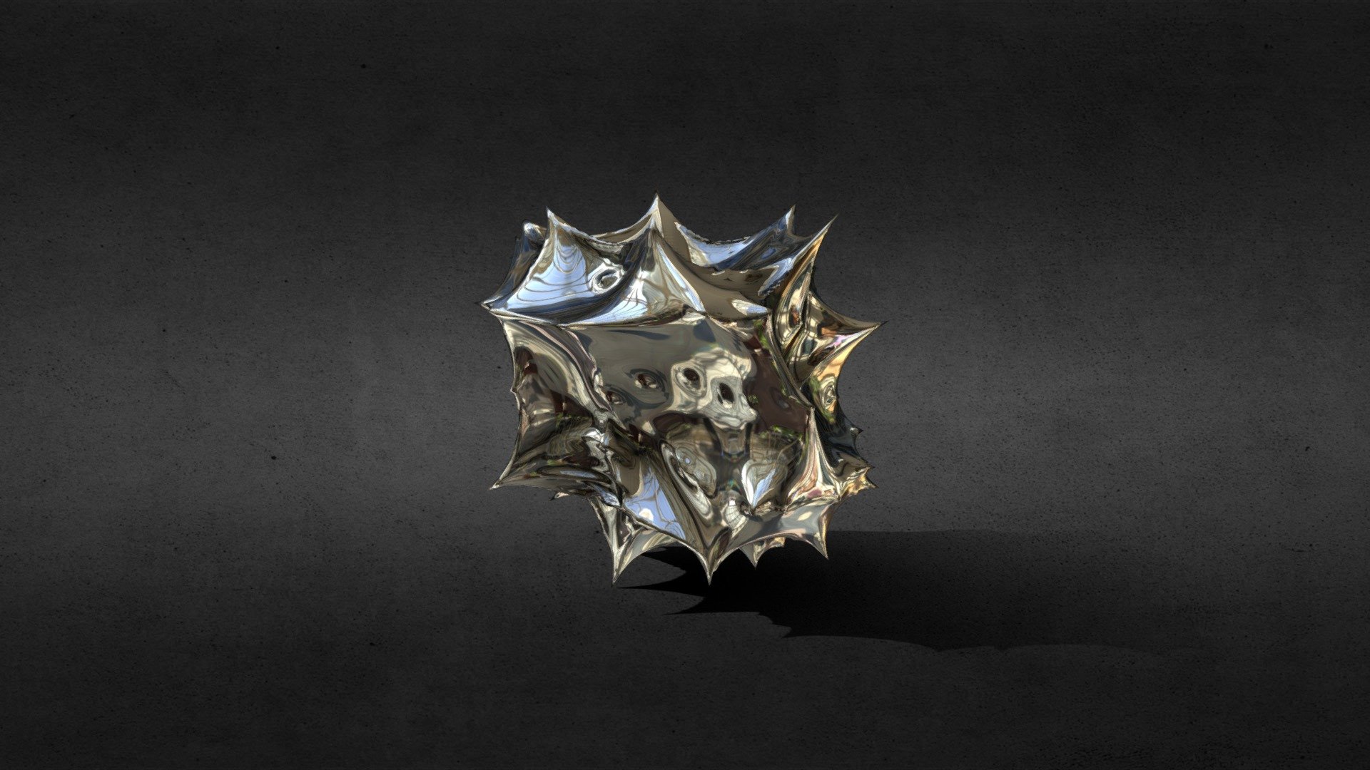 Strange liquid metal object - Buy Royalty Free 3D model by endike ...