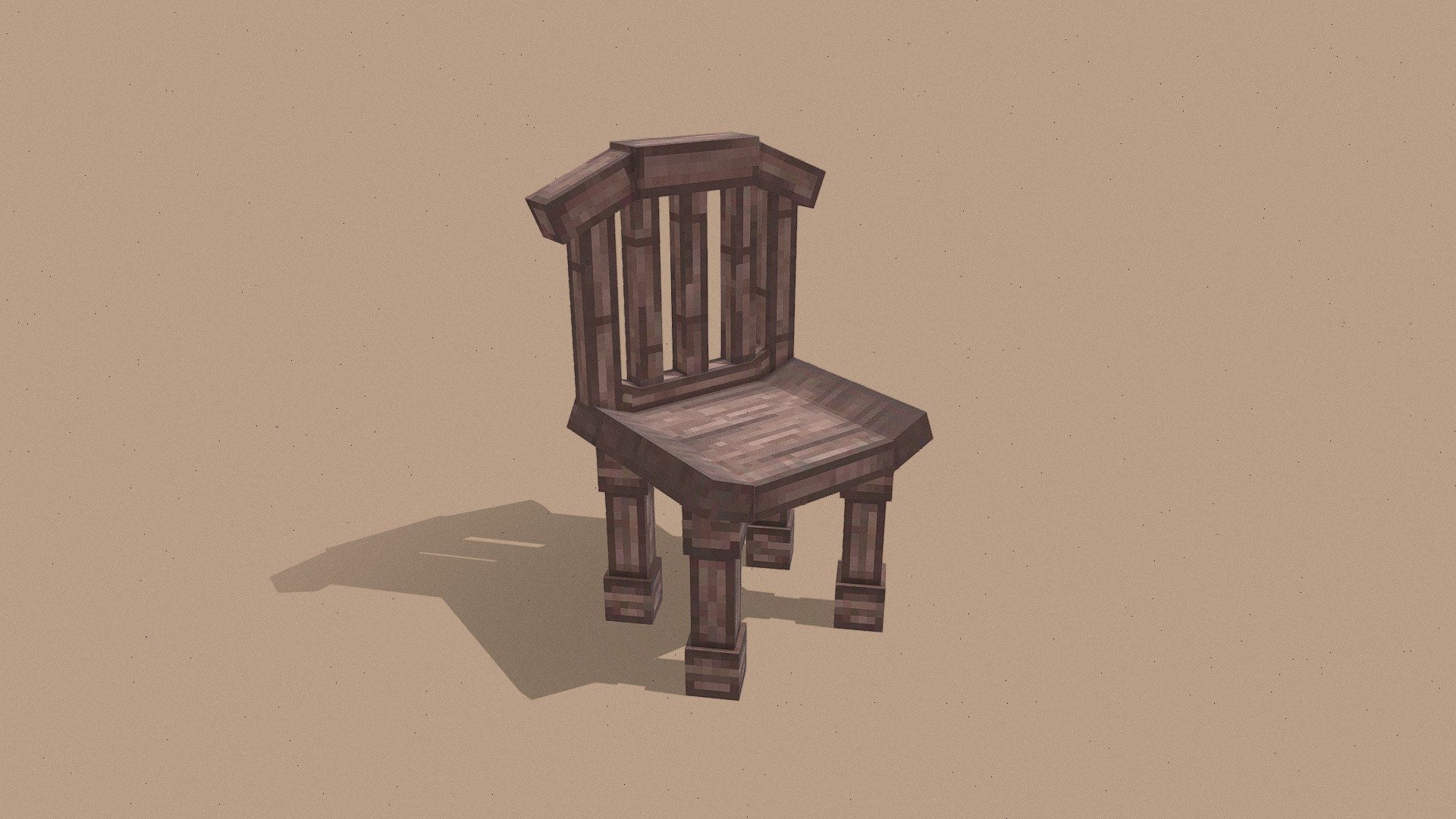 Wodden chair - 3D model by M Productions (@Ma_Do_) [2b5b48c] - Sketchfab