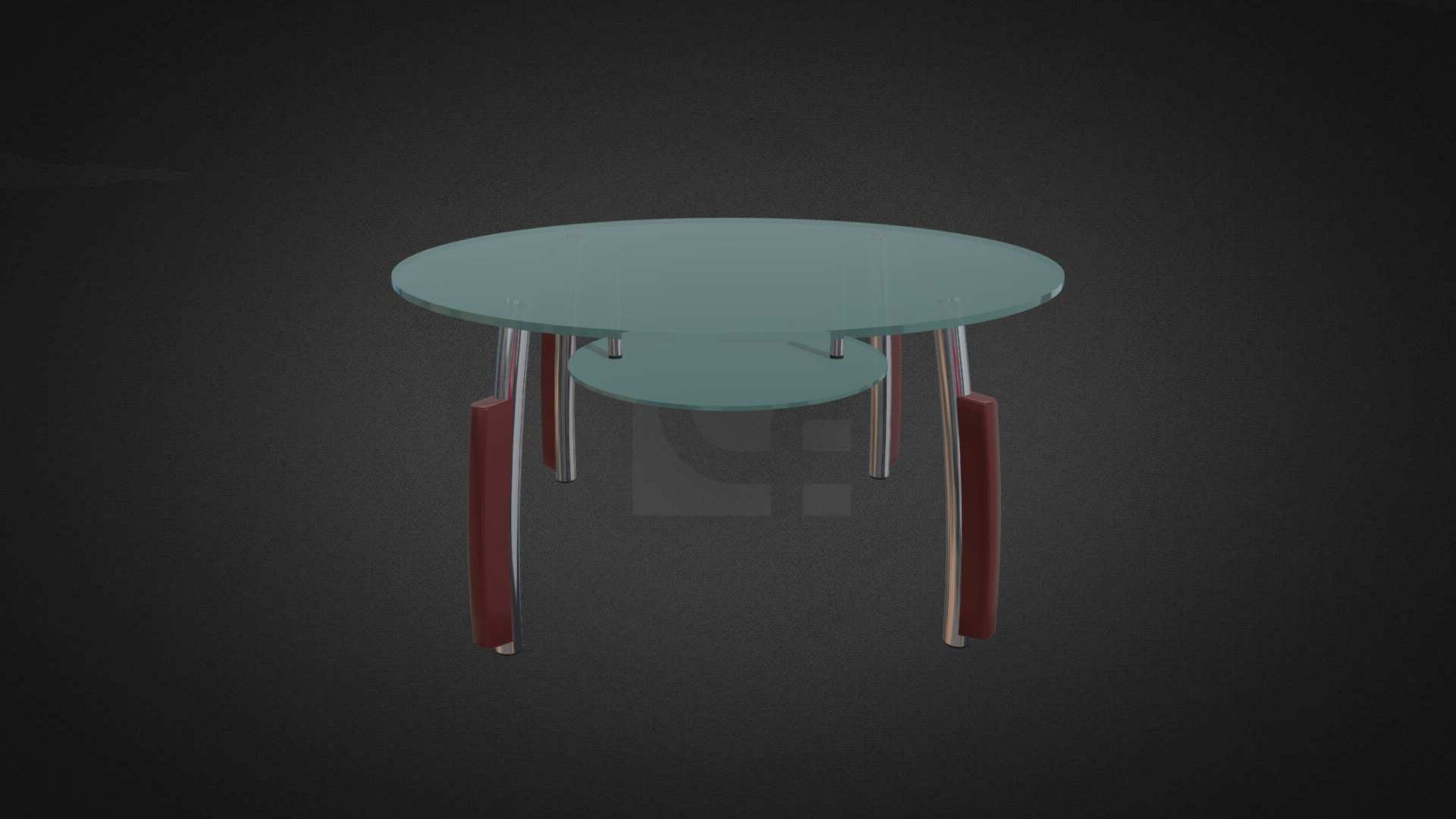 Mahogany Oval Coffee Table Hire - 3D model by conceptfurniture [2b5c7b9 ...
