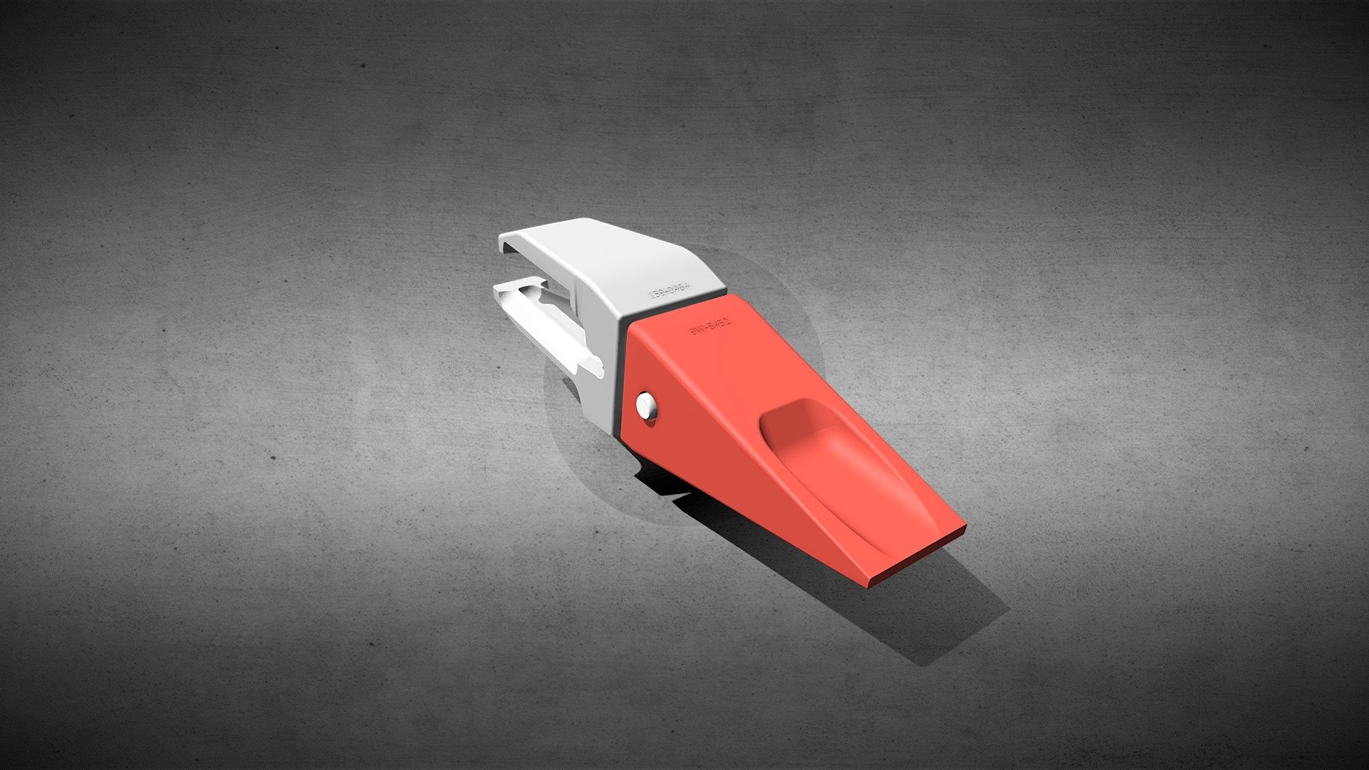 J460 Cat. teeth 9W-8452. adapter 159-0464 - Download Free 3D model by ...