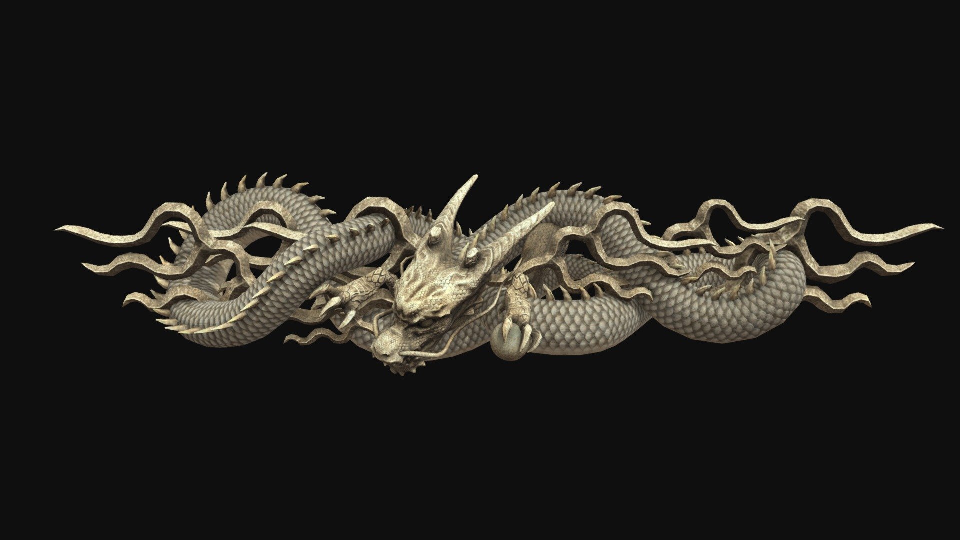 wood dragon - Buy Royalty Free 3D model by local.yany [2b5e26c ...