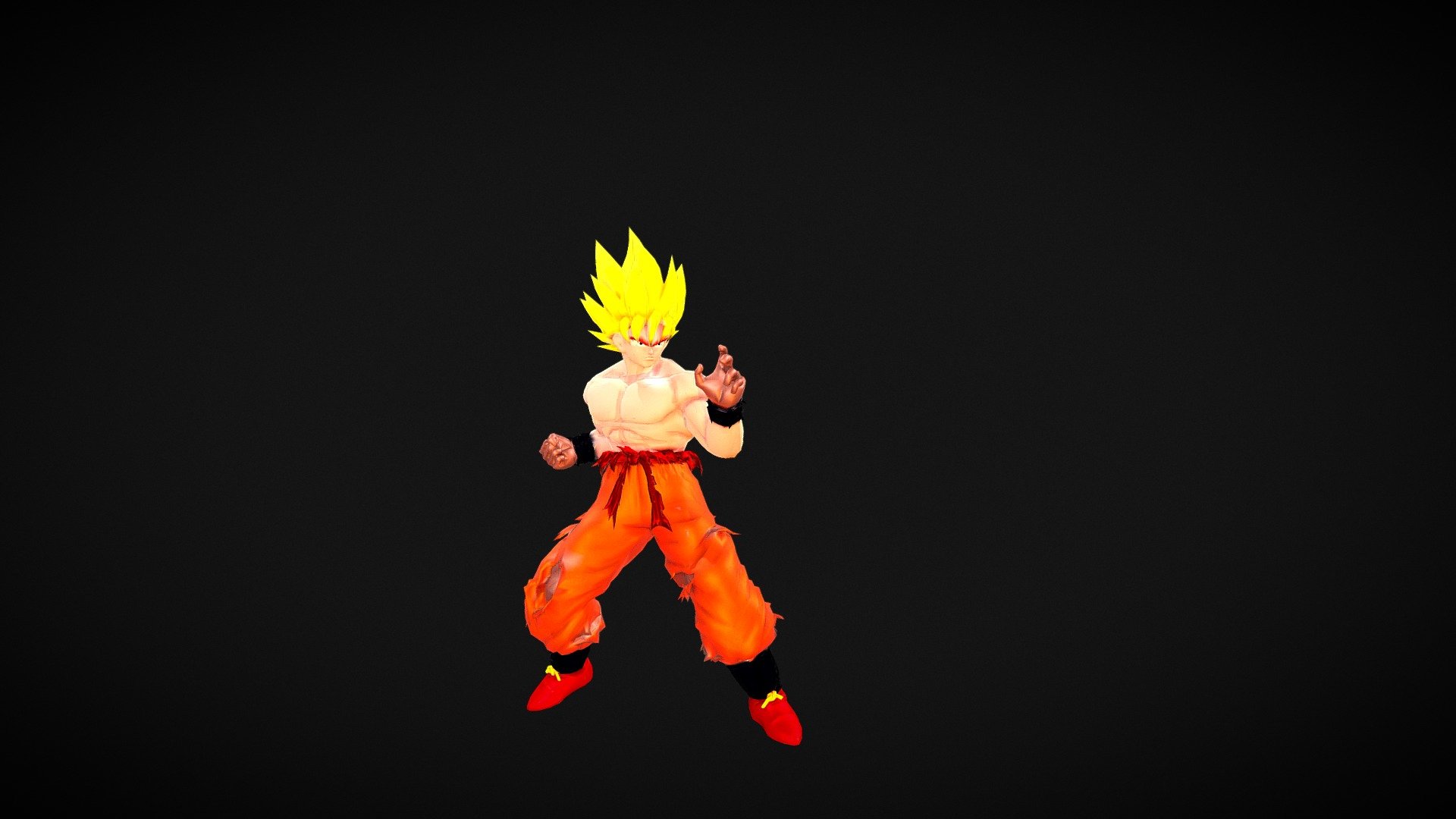 goku-v3 - 3D model by SD Designer (@Mohan355634gh) [2b5e5f1] - Sketchfab