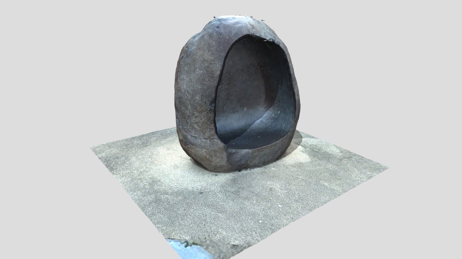 Rock Sculpture Seat - Download Free 3D model by pixelconstruct [2b5f285 ...