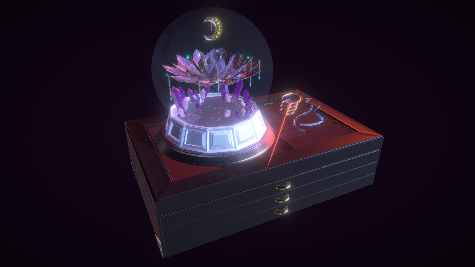 Crystal Ball - 3D model by zmiija (@zmiijaa) [2b6006b] - Sketchfab
