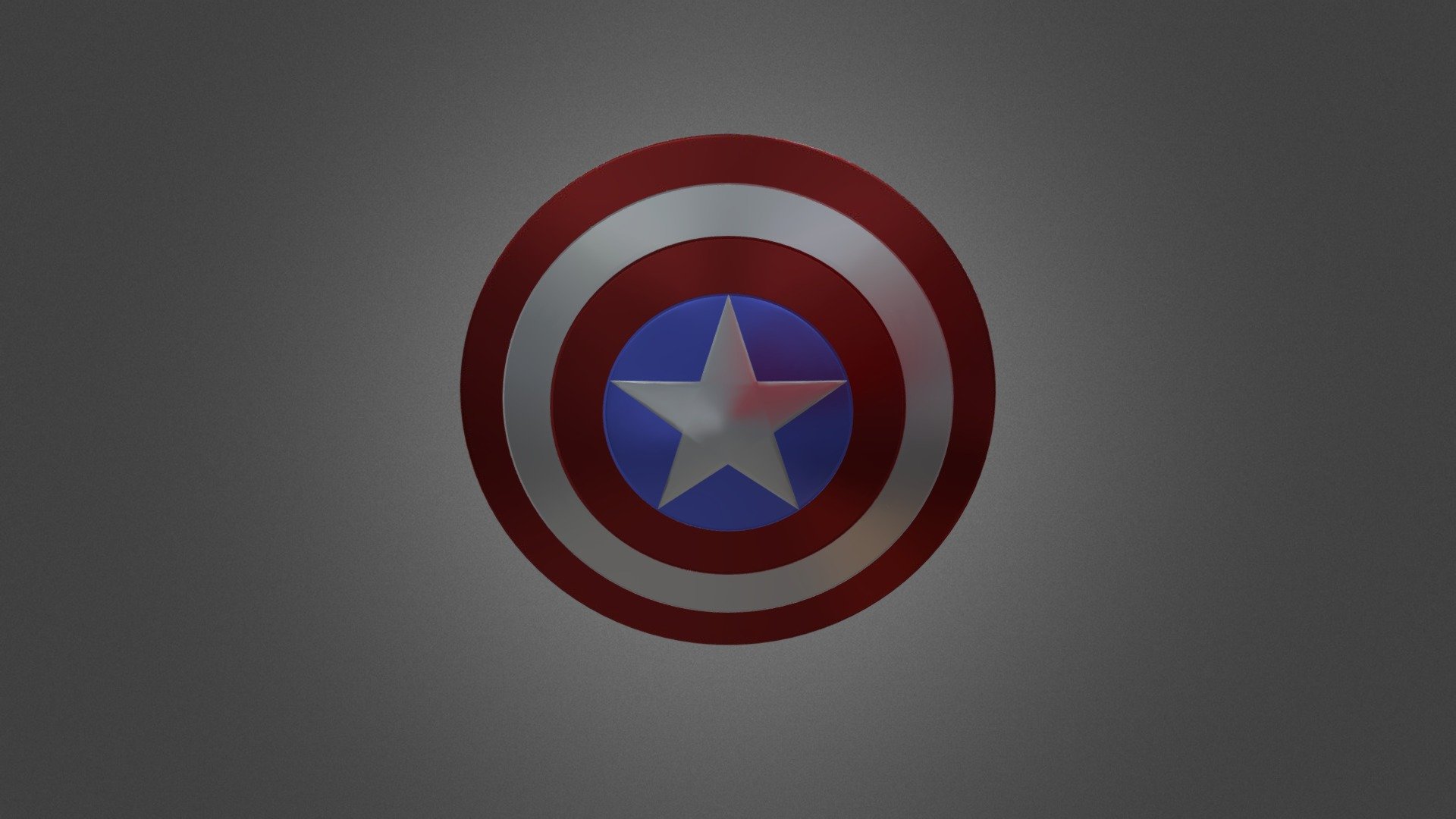Captain America Shield Model - 3D model by vinaykumar9666 [2b6370b ...