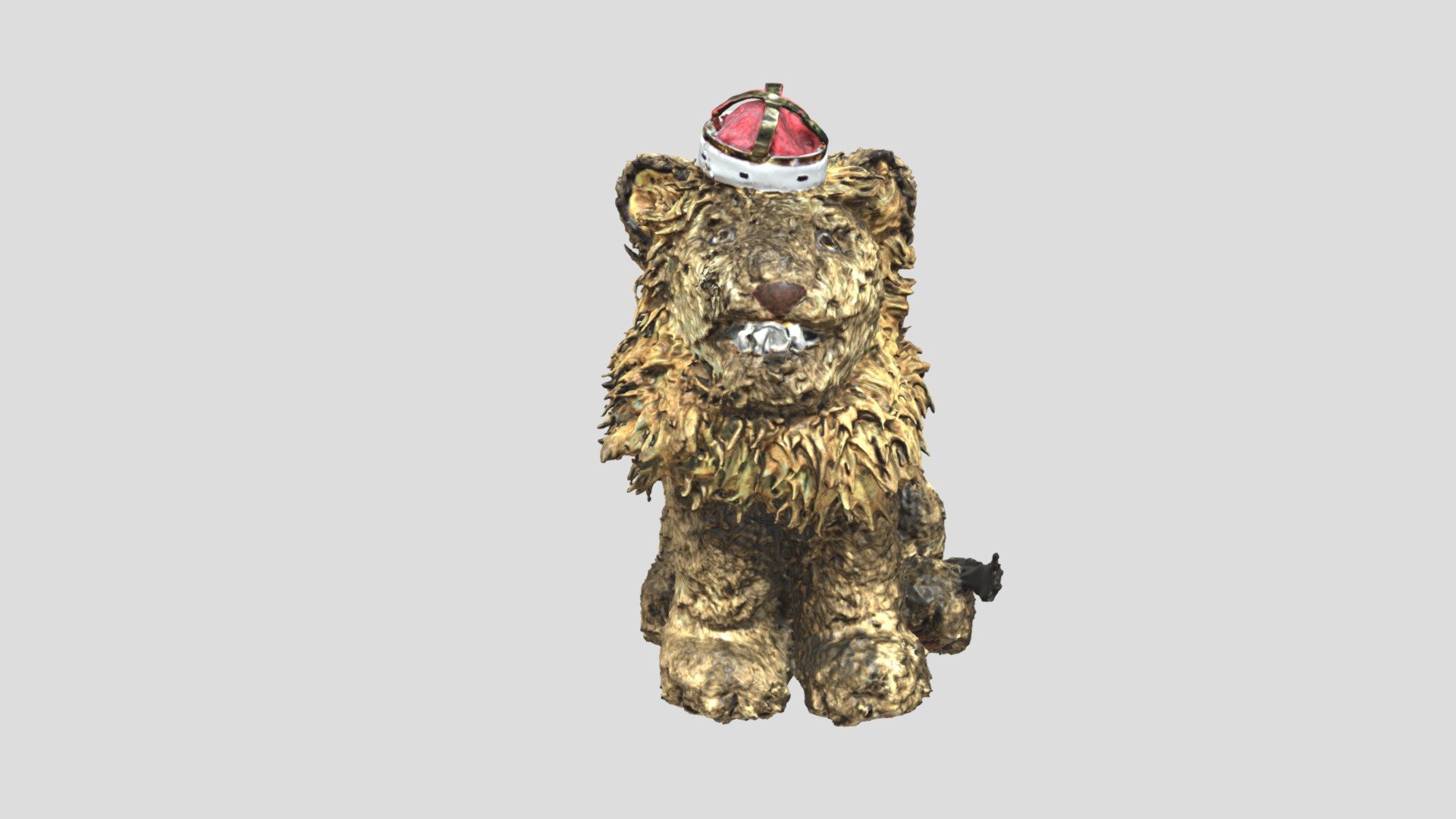 Dan D. Lion mascot, Stoke Mandeville 1984 - 3D model by NPHT [2b64505 ...