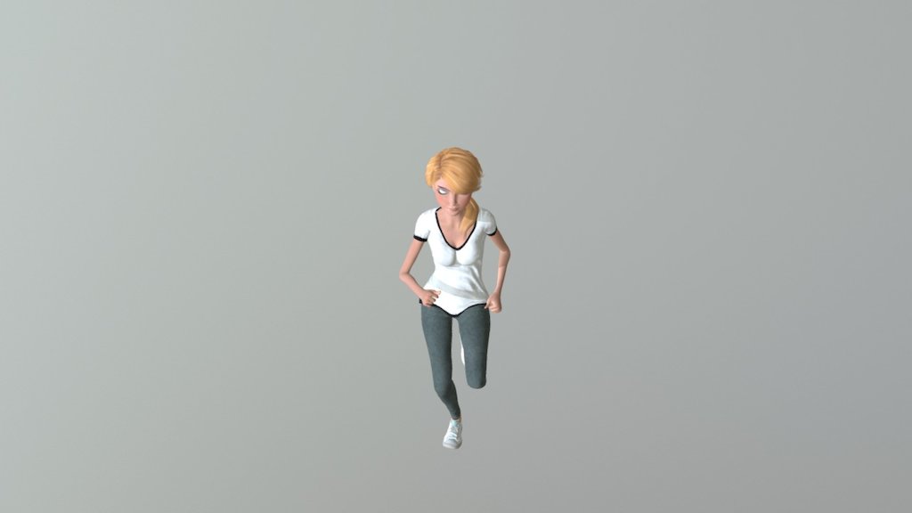 Running Girl - 3D model by Mileyan26 [2b64d60] - Sketchfab