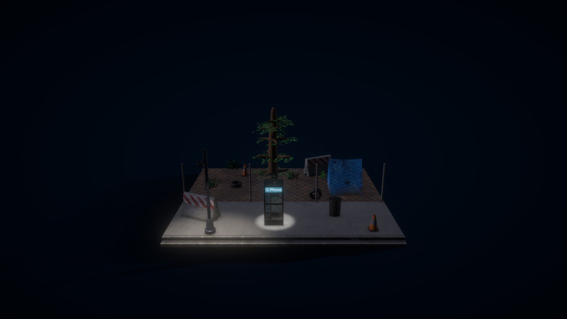 Deserted Street and Empty Lot - 3D model by Tom.McKenzie ...