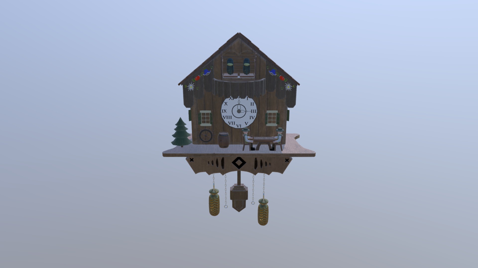 Cuckoo Clock - 3D model by LobsangRendon [2b673f4] - Sketchfab