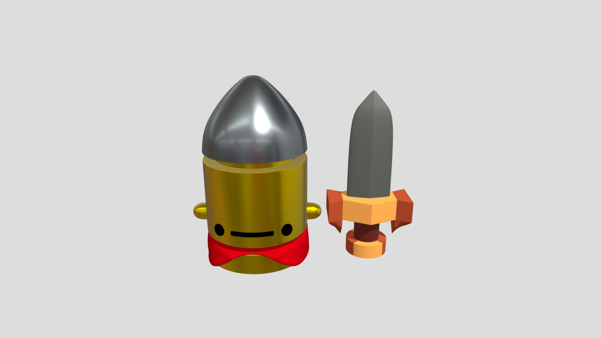 The bullet 3D | Enter the Gungeon - Download Free 3D model by BettaPun ...