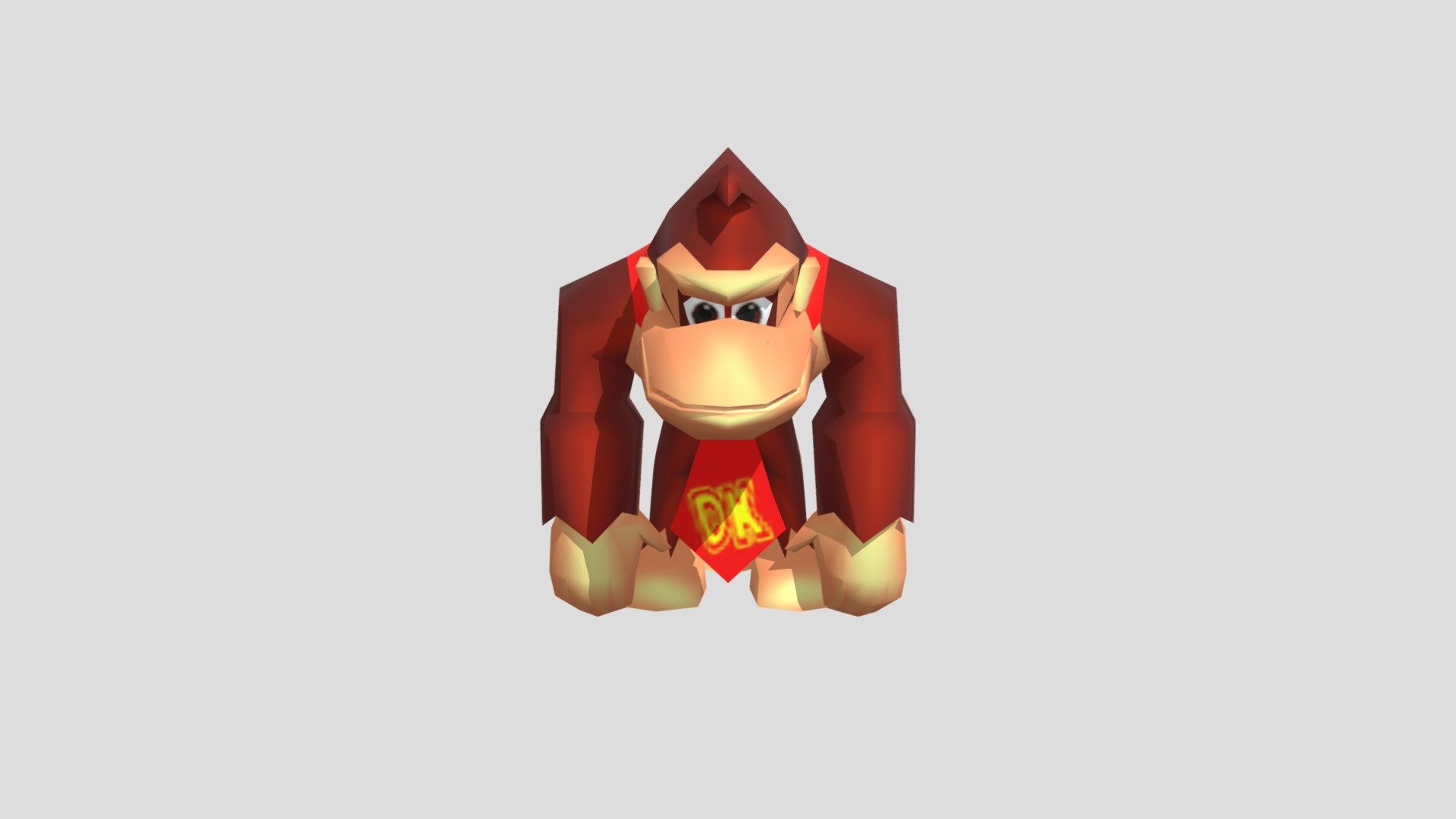 Donkey Kong From DK64 - Download Free 3D model by ON LIKE DONKEY KONG ...