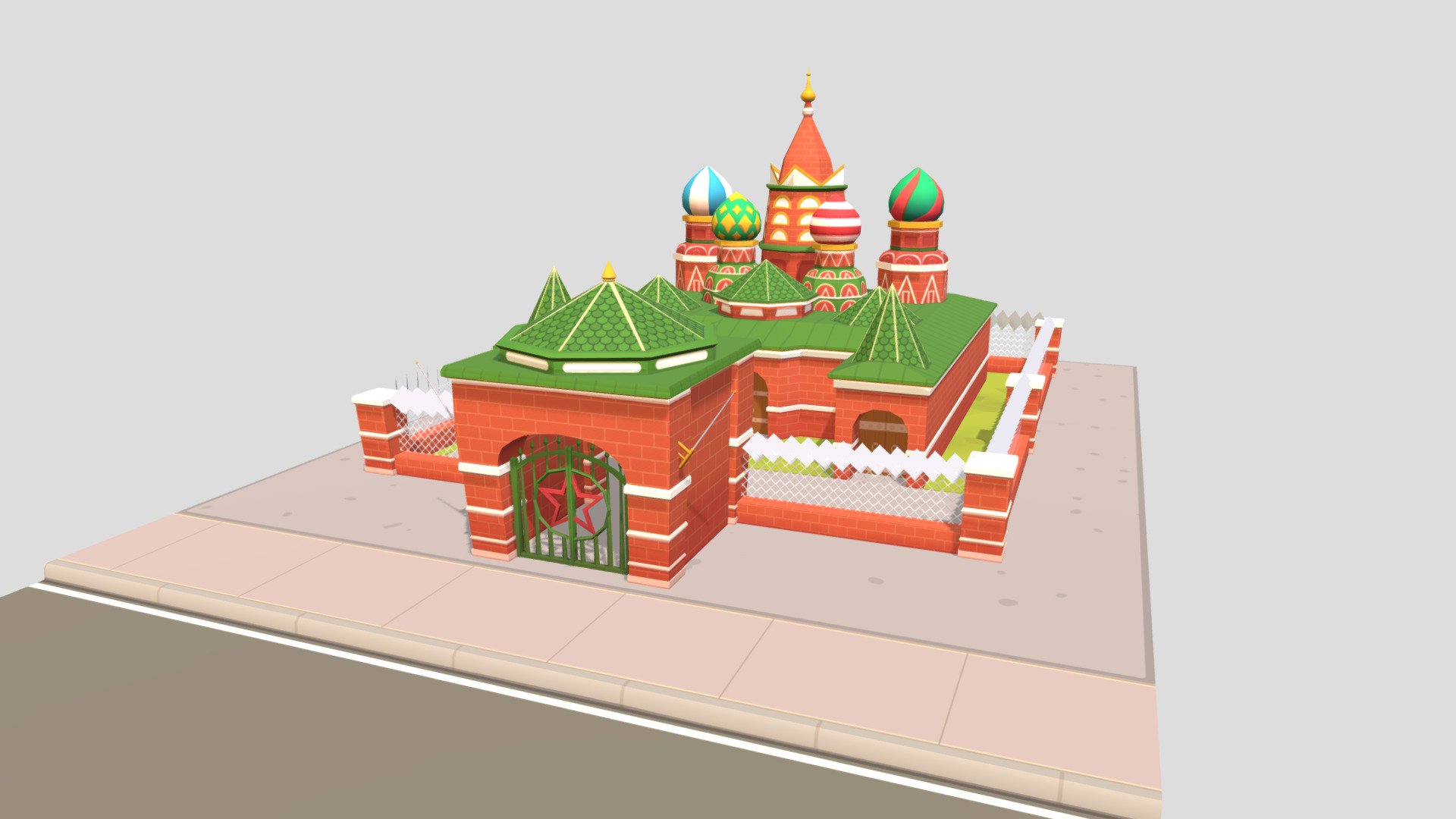 Russian Consulate-Cartoon - Download Free 3D model by Jorge Mayoral ...