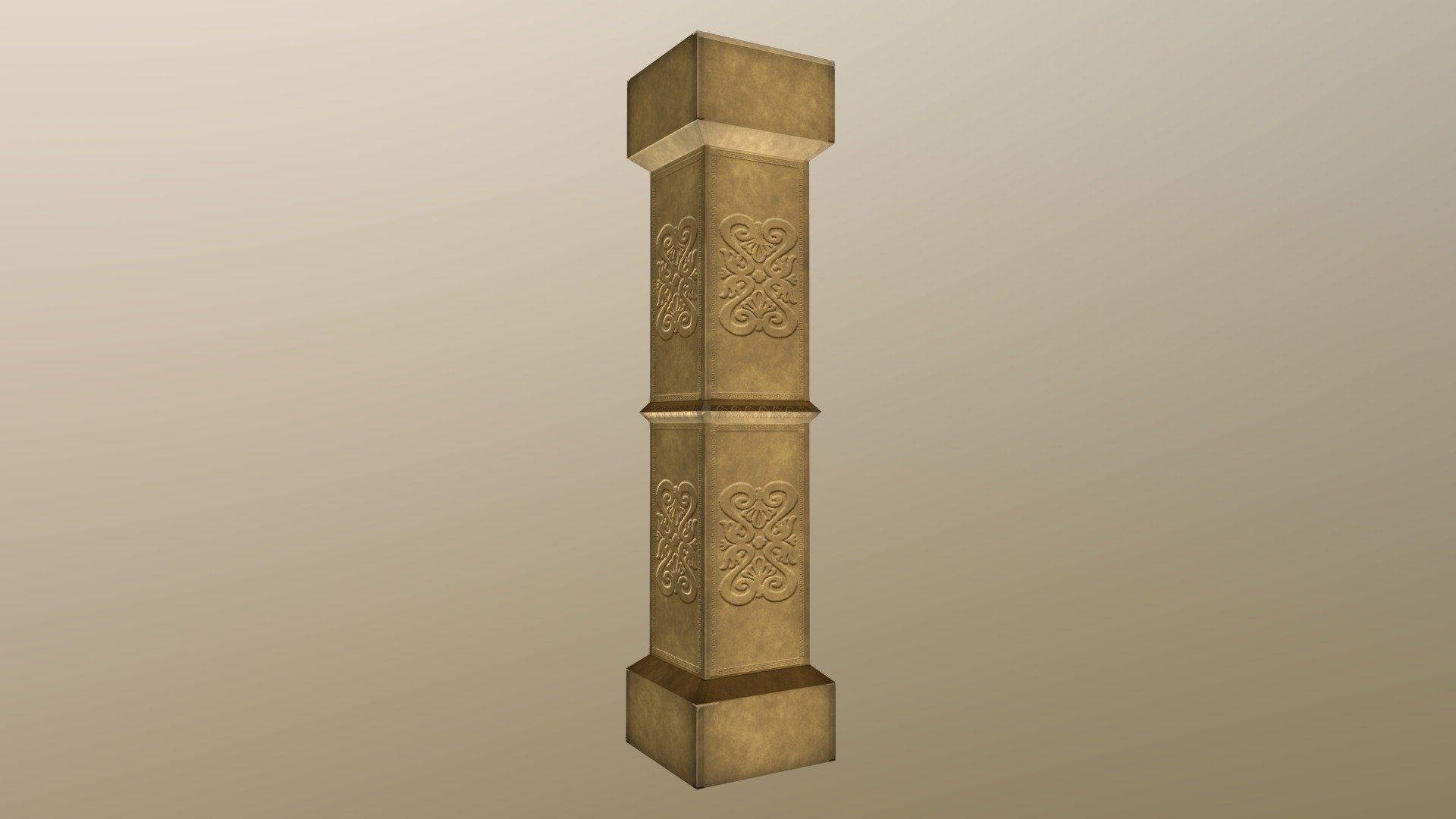 Roman Pillar - 3D model by JamesCookScowen [2b6f007] - Sketchfab