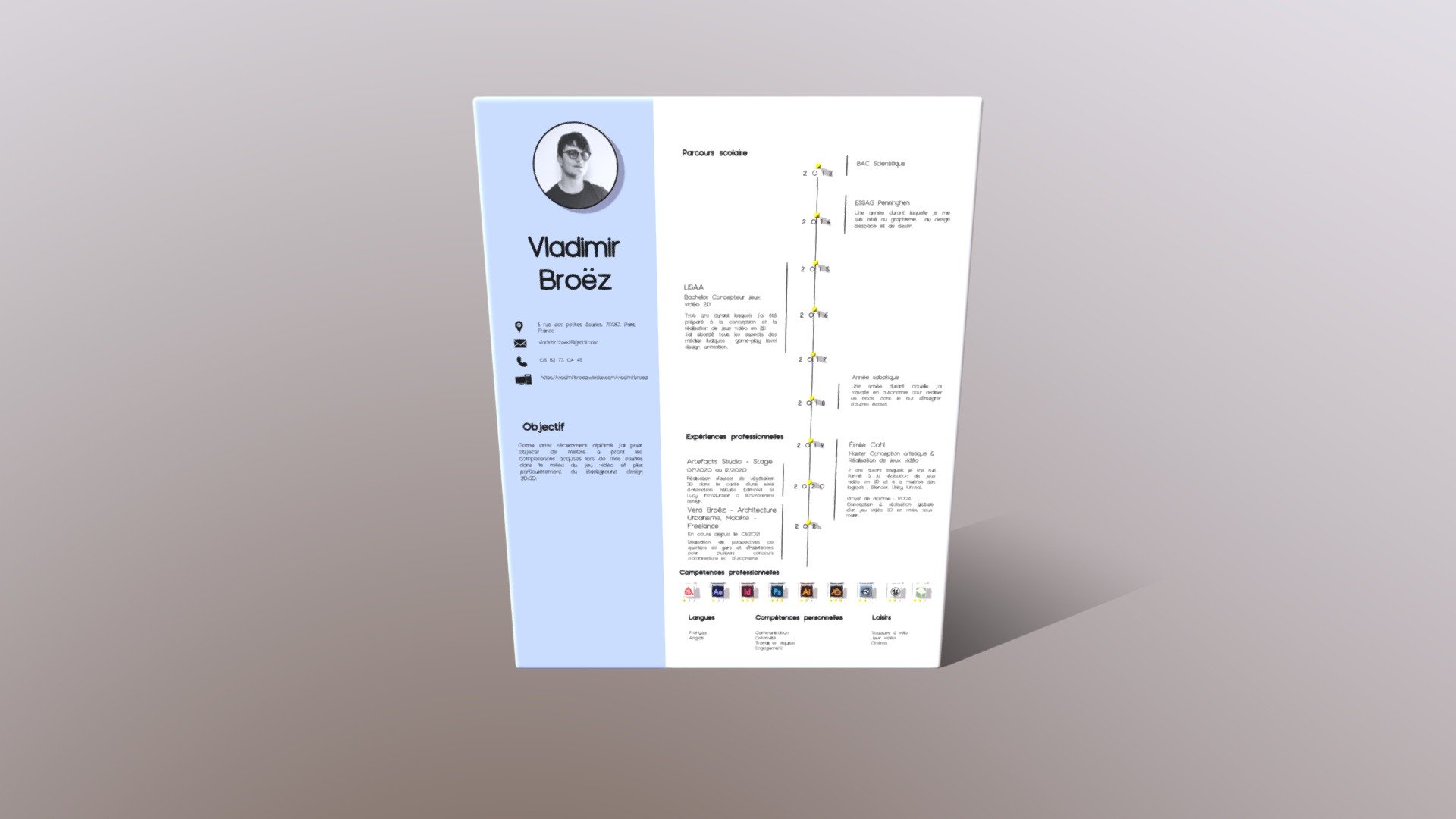 CV - 3D model by Azotte [2b6fb65] - Sketchfab