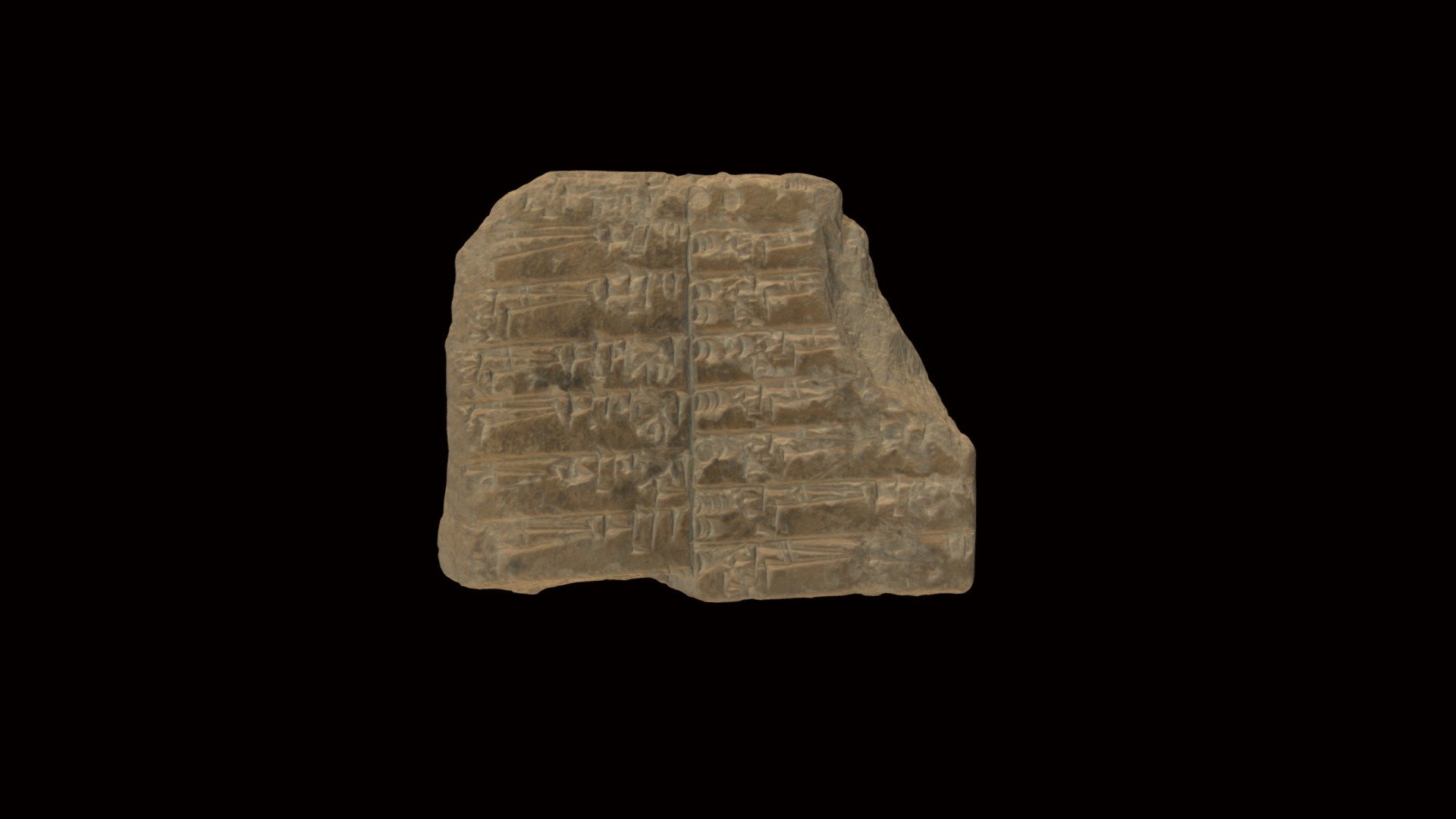 Cuneiform Tablet HMANE1906.2.8 - 3D model by Harvard Museum of the ...